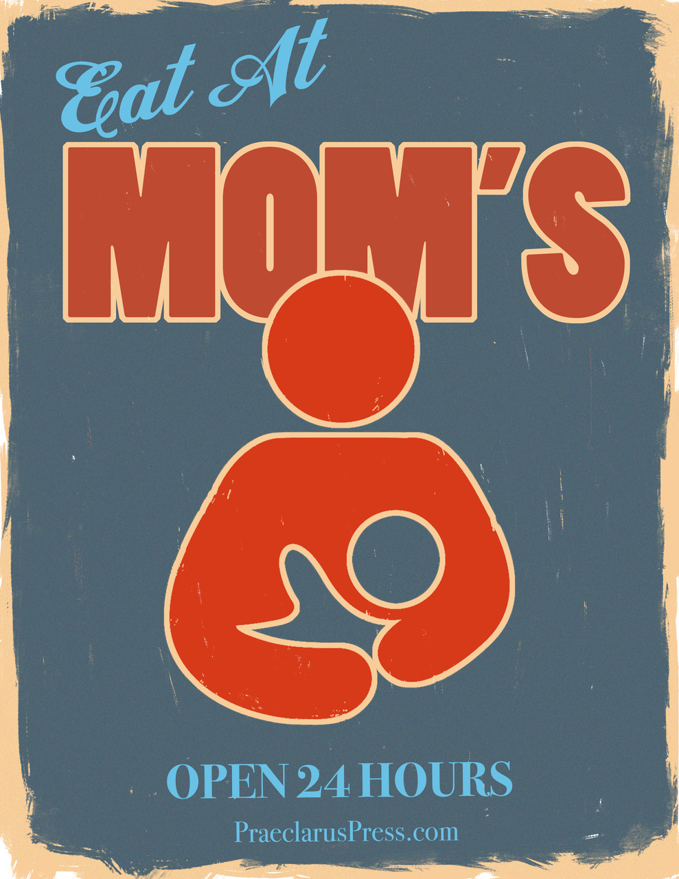 FREE Vintage ‘Eat at Mom’s’ Poster from Kathleen Kendall-Tackett, PhD ...